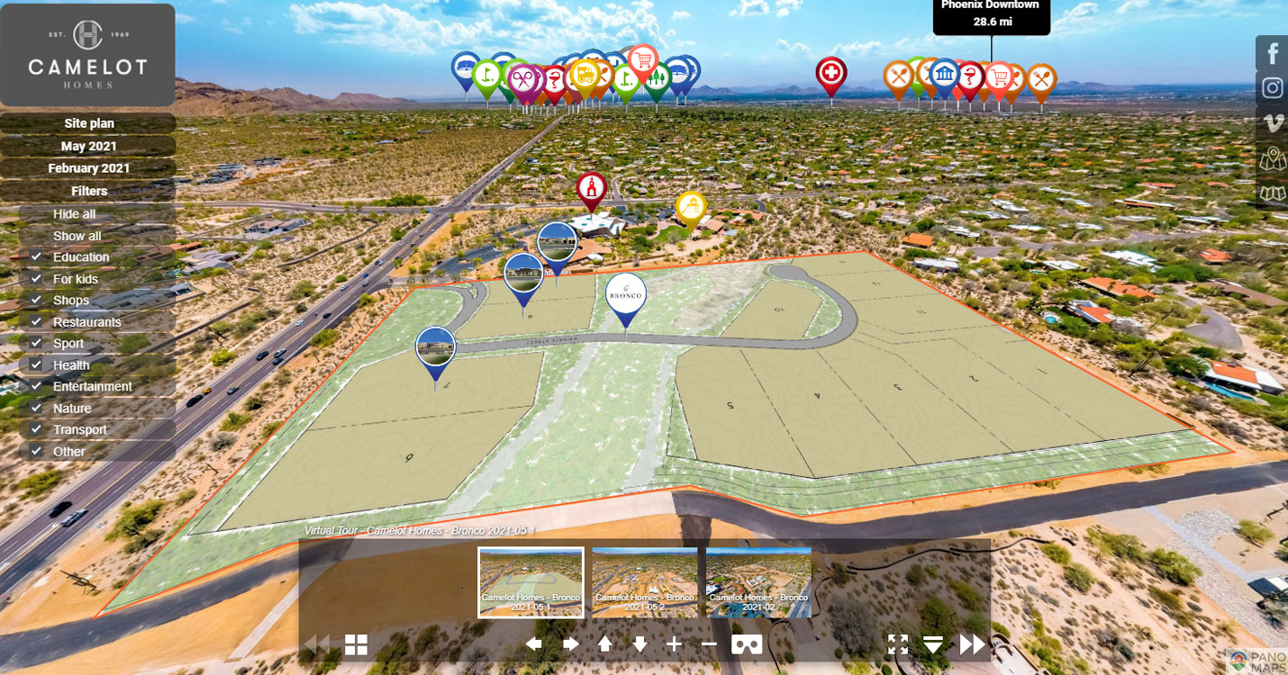 Maps - examples - Pano Maps